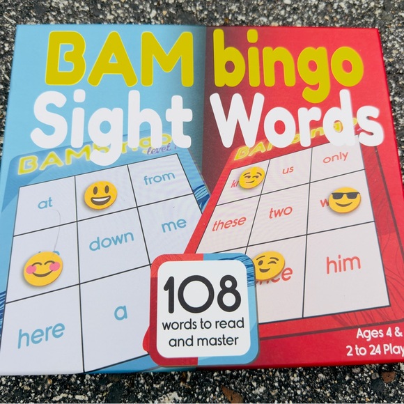 Amazon | Games | Bam Sight Words Bingo Game | Poshmark